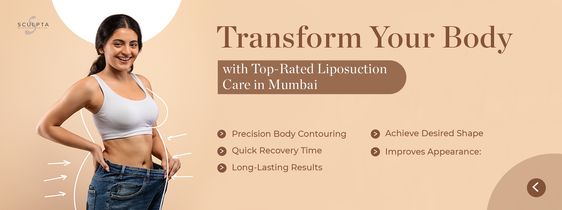 Liposuction Landing page - sculptaaesthetics